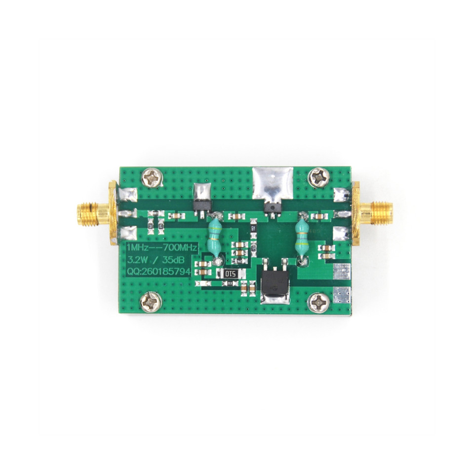 35Db 1MHz-700MHz RF Power Enhancer 3.2W RF VHF UHF FM Transmitter +15V ...