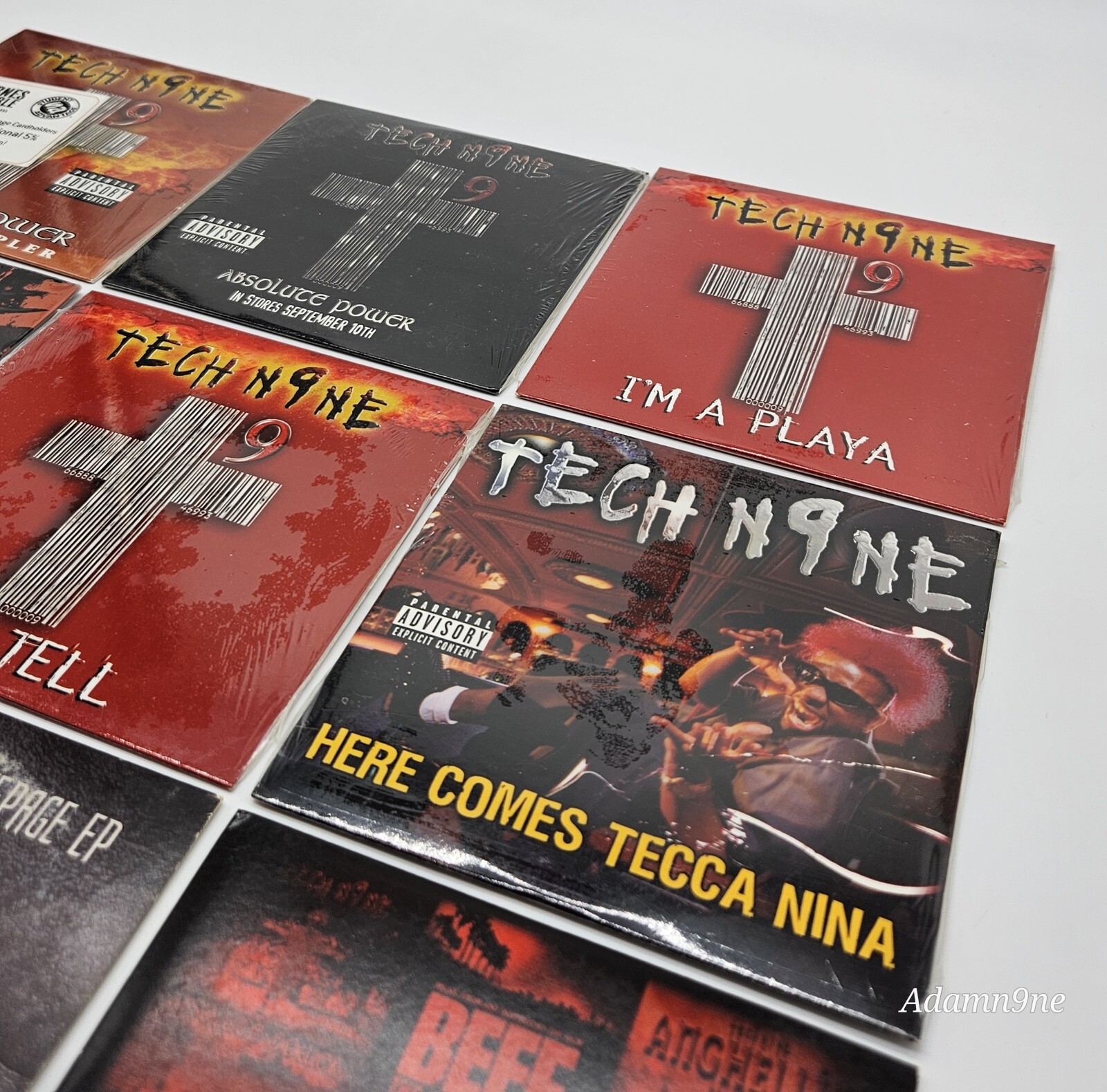 Tech N9ne CD Lot (9) Absolute Power Promo Sampler Single Strange Music ...