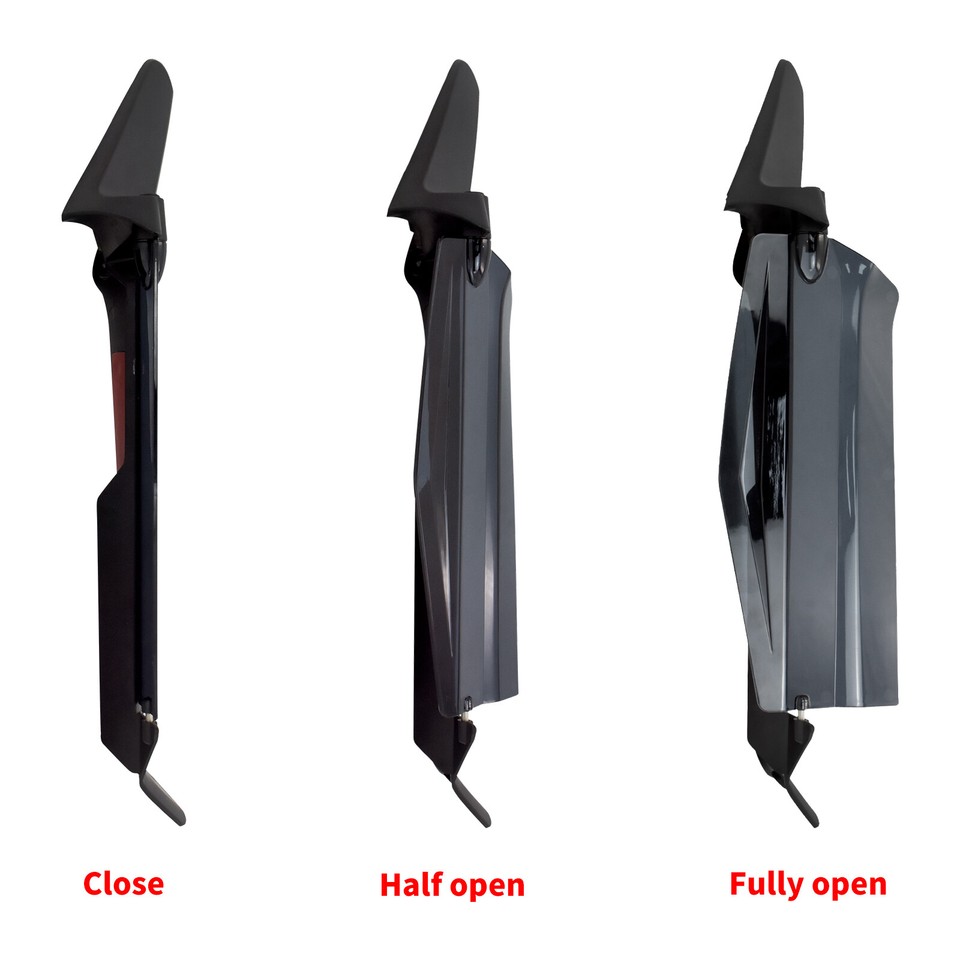 Adjustable Dark Smoke Air Deflectors Fits For Honda Gold Wing GL 1800 ...