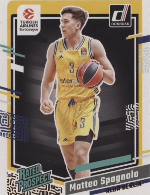 2023-24 Panini Donruss EuroLeague - Rated Prospects Matteo Spagnolo ...