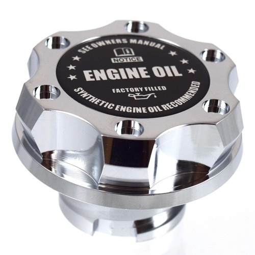Chrome Oil Cap Filler Racing Billet Black Engine Oil Fits LS1 LS2 LS3 ...