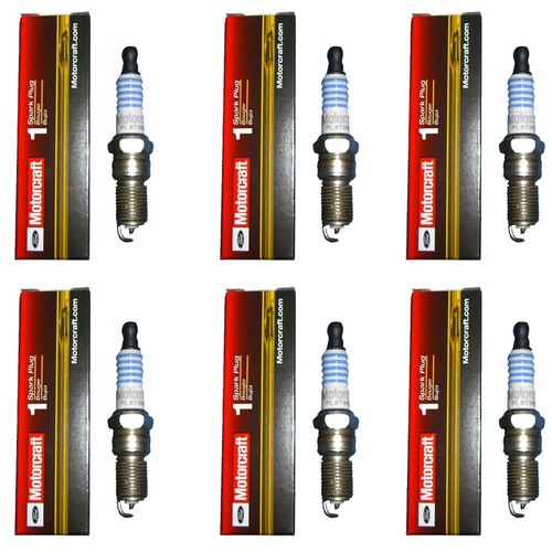 New Motorcraft SP493 Platinum Spark Plug Set of 6 AGSF32PM | eBay