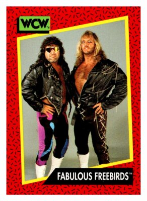 FABULOUS FREEBIRDS WCW WRESTLING 1991 Impel Trading Card B121 | eBay