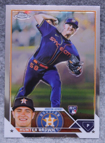 2023 Topps Chrome Hunter Brown Base RC #197 Astros | eBay