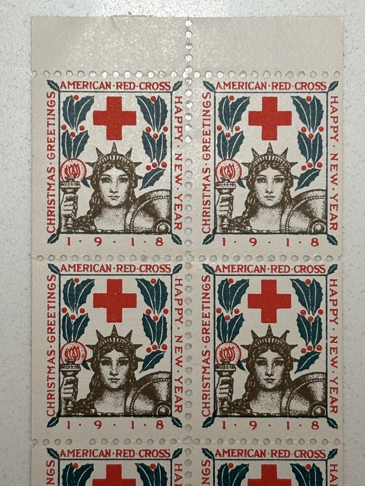 US STAMP: 1918 American Red Cross - Scott #WX23 - Strip of 10 Stamps | eBay