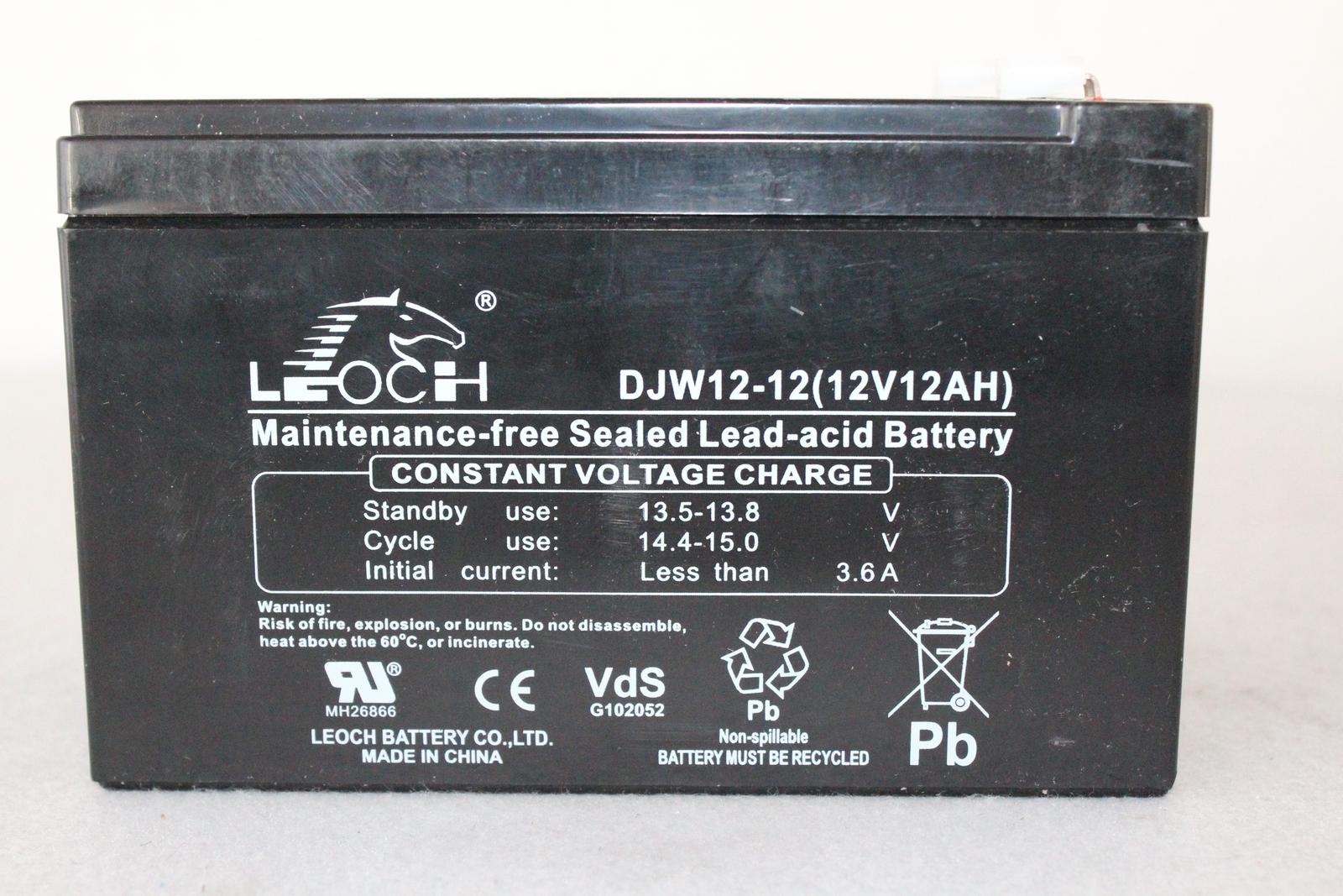 Leoch Battery DJW12-12(12V12AH) inkl. Rechnung MwSt | eBay