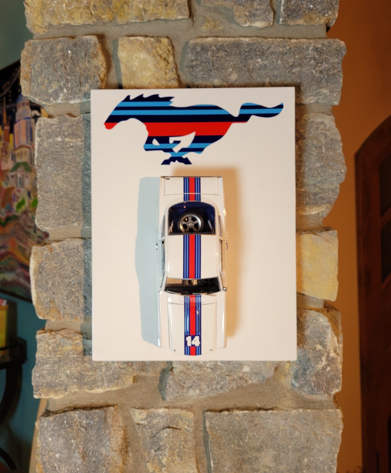 1/18 1965 Shelby GT350R Ford Mustang Martini Racing Wall Art ...