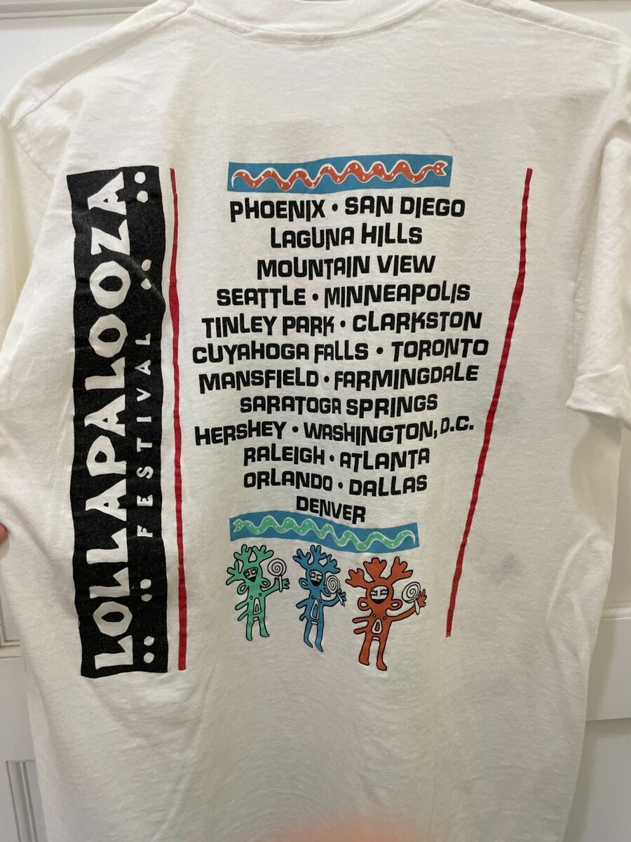 Original Vintage Lollapalooza Festival 1991 Screen Stars Original Vintage Lollapalooza Festival 1991 Screen Stars