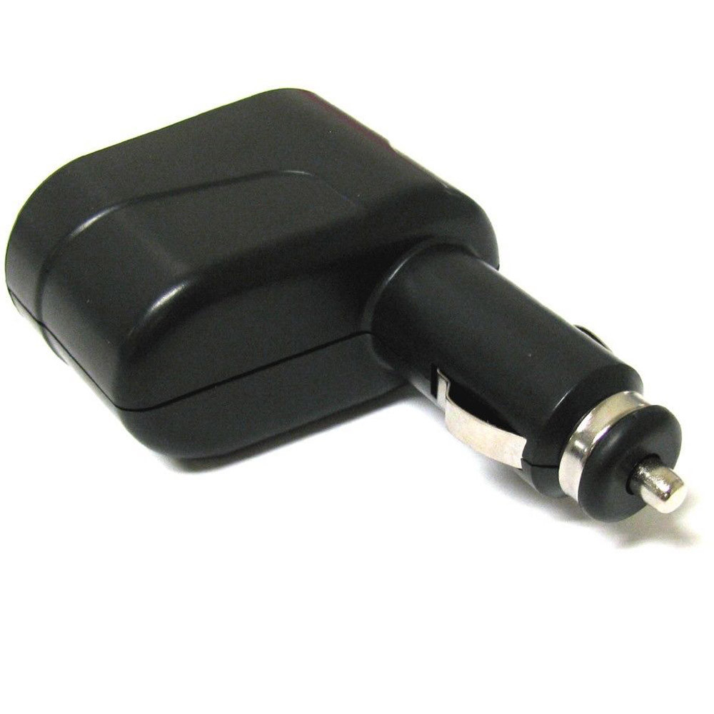 In Car Double Two Way Power Socket Adapter Cigerette Splitter Adapter ...