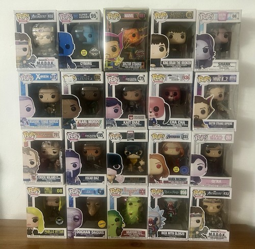 JOB LOT BUNDLE OF FUNKO POP VINYL FIGURES - 20 FIGURES INCLUDING ONE ...