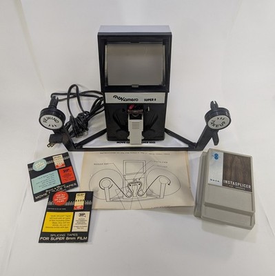 Kamero 8mm Reviewer Home Movie Film Viewer/Editor And Baia Instasplicer ...