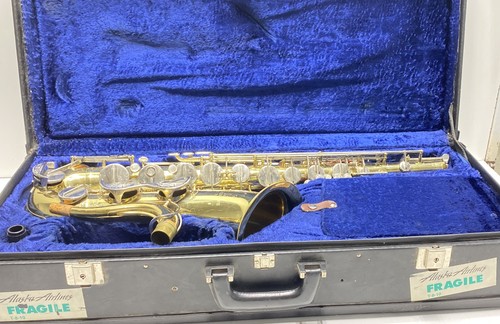 Amati Kraslice Gold Engraved Bell Excellent Alto Saxophone ATS21 With ...