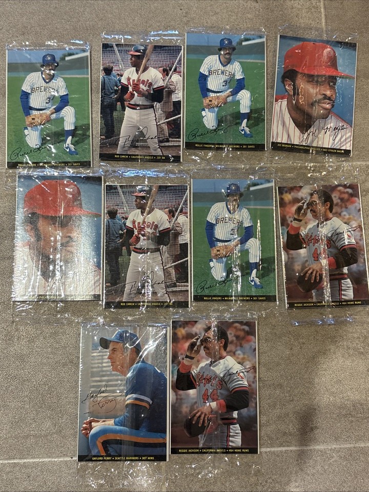 1983 TOPPS FOLDOUT 17 Photos - PITCHING, HOME RUN, BATTING LEADERS 10 ...