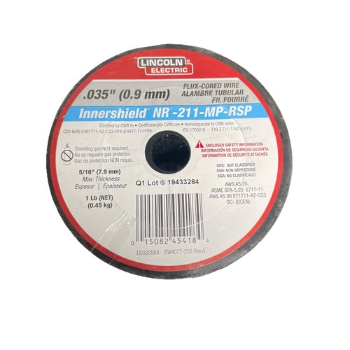 Lincoln Electric .035" Innershield NR-211-MP-RSP Flux-Cord Welding Wire ...