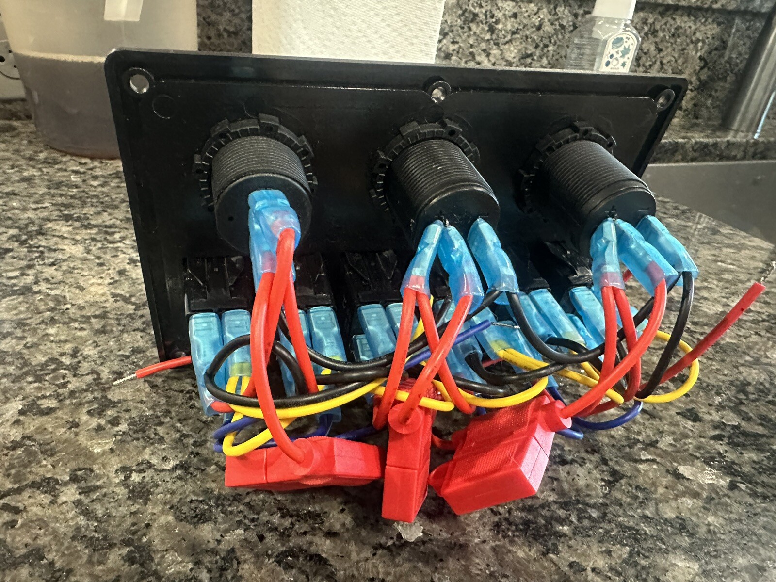 6 Gang ARB Carling Rocker Switch 3 Socket Panel Holder CHOOSE SWITCHES ...