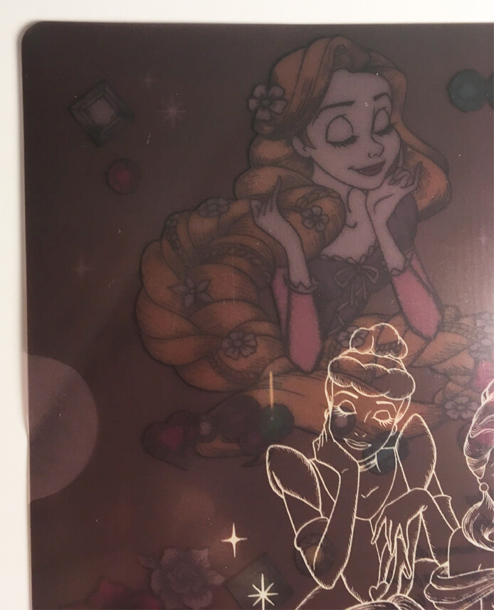 Disney Princess A4 Clear File Folder Rapunzel / Ariel / Cinderella ...