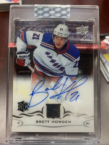 BRETT HOWDEN 2018-19 UD Clear Cut Rookie Autograph CCR-BH | eBay