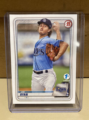 Joe Ryan 2020 Bowman 1ST EDITION Draft Tampa Bay Rays #BD-31 | eBay