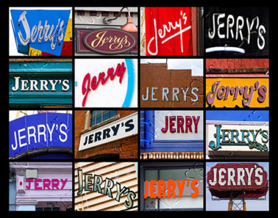 JERRY Name Poster featuring photos of actual signs | eBay