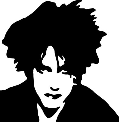 Robert Smith vinyl decal sticker rock punk alternative goth pop the ...