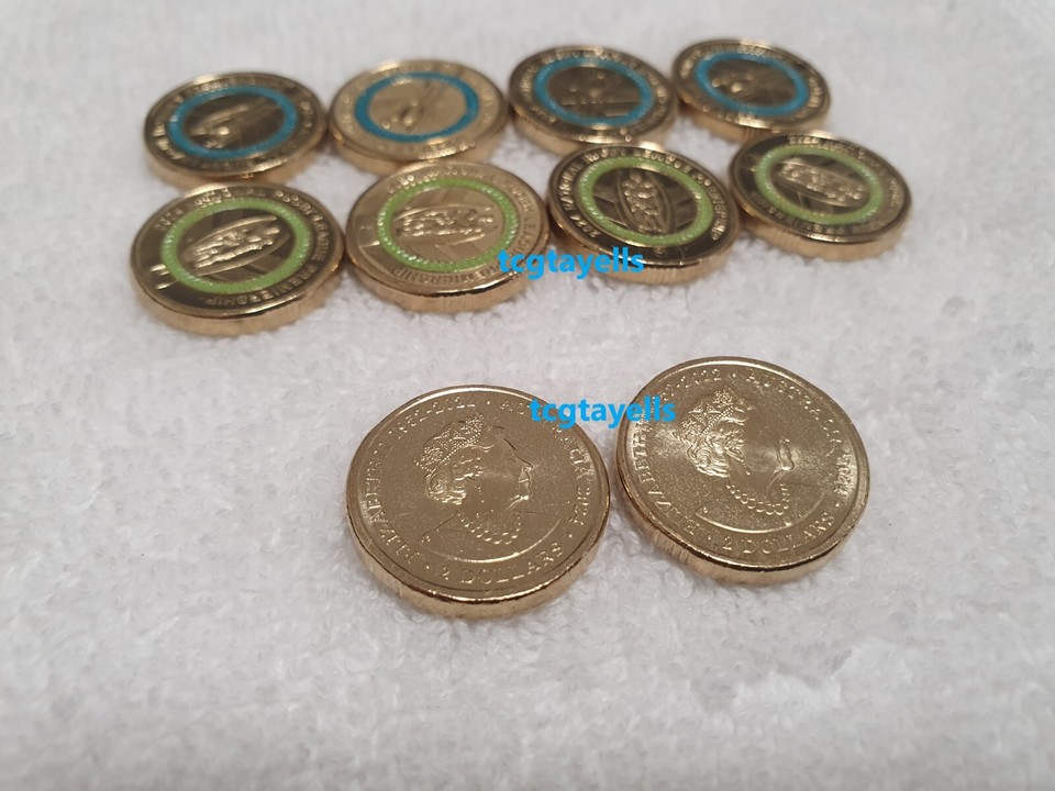 2024 Rugby League Set Men's Women's NRL NRLW Coin $2 Two Dollar ...