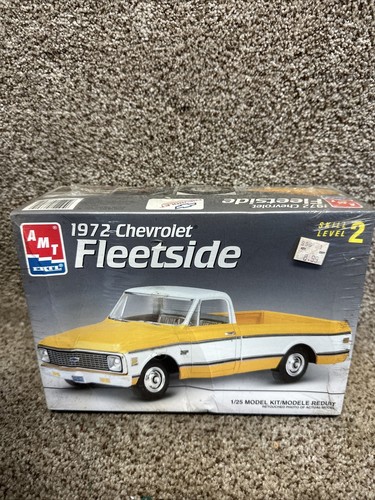 New Sealed AMT Ertl 1972 Chevrolet Fleetside Model #6691 1/25 C10 ...