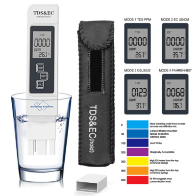 TDS3 PPM Meter Digital Tester Home Drinking Tap Water Quality Purity ...