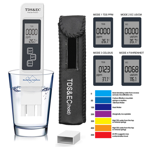 TDS3 PPM Meter Digital Tester Home Drinking Tap Water Quality Purity ...