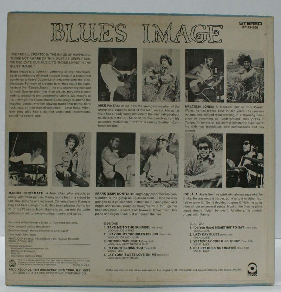 BLUES IMAGE - SELF TITLED - ROCK BLUES VINYL LP | eBay