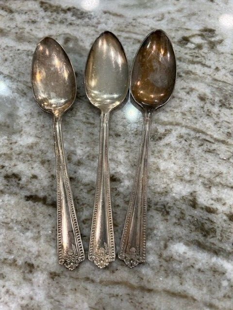 Antique 1865 Wm Rogers Mfg Flatware Spoons Set of 3 | eBay