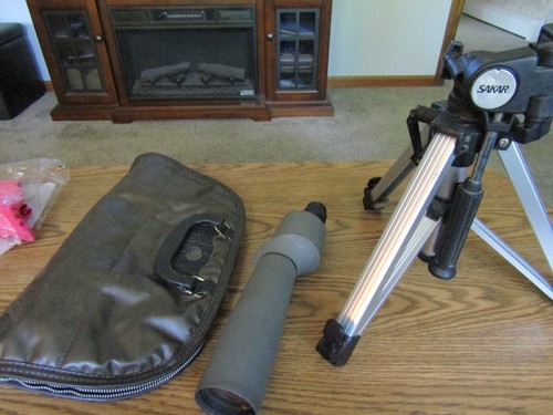 Bushnell sentry II spottings scope with Sakar tripod and "Weather ...