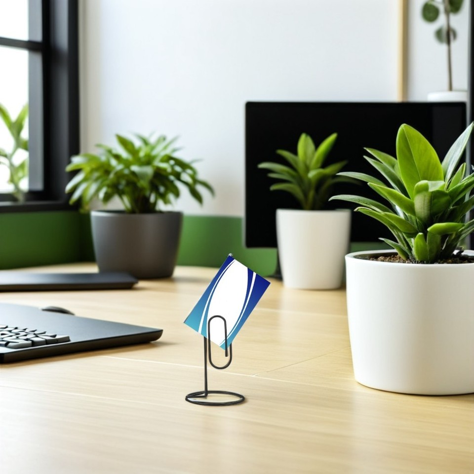 6pcs Table Number Stand Metal Paper Clip Style Desktop Memo Holders ...