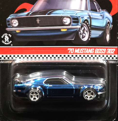 Hot Wheels 70 1970 Ford Mustang Boss 302 RLC Redline Club 2017 Car ...