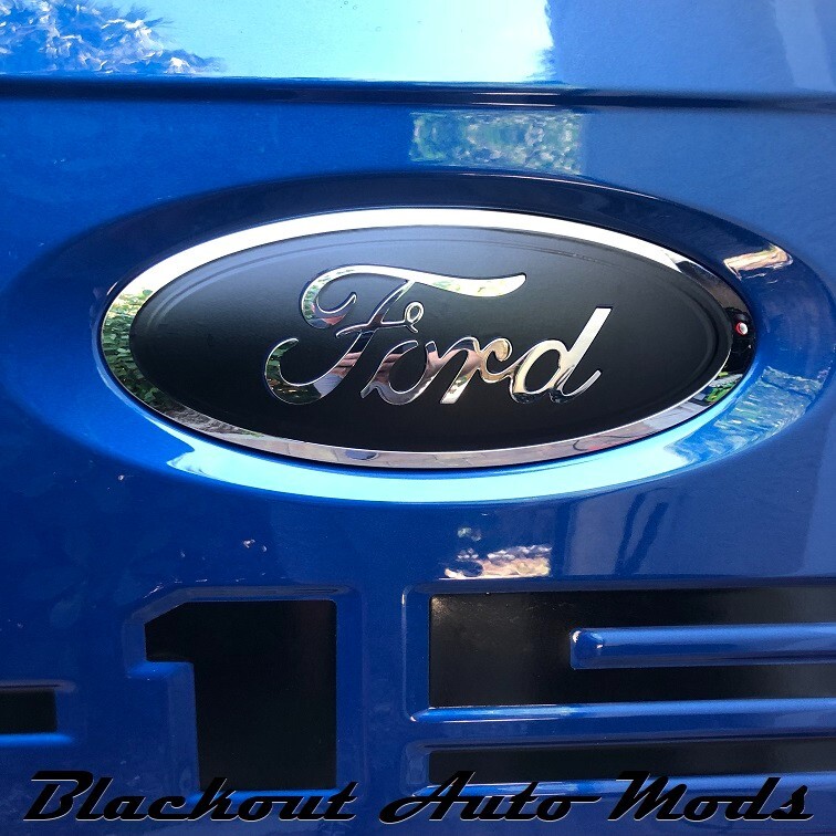 Matte Black Emblem Overlay Vinyl Decals For 2015-2023 Ford F150 | eBay