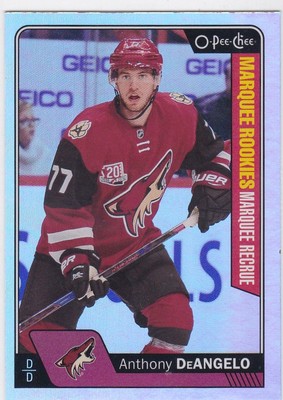 ANTHONY DEANGELO 2016-17 16-17 OPC O-PEE-CHEE UPDATE MARQUEE RAINBOW RC ...