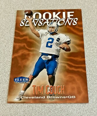 1999 Fleer Tradition Rookie Sensations #5RS Tim Couch Kentucky Wildcats ...