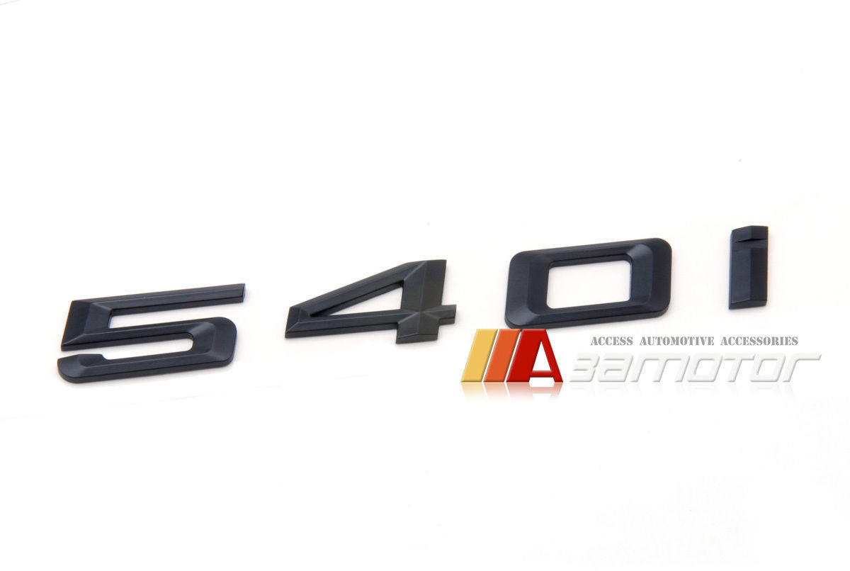 Matte Black Trunk Lid Rear Emblem Badge Letters 540i fits BMW E60 F10 5 ...