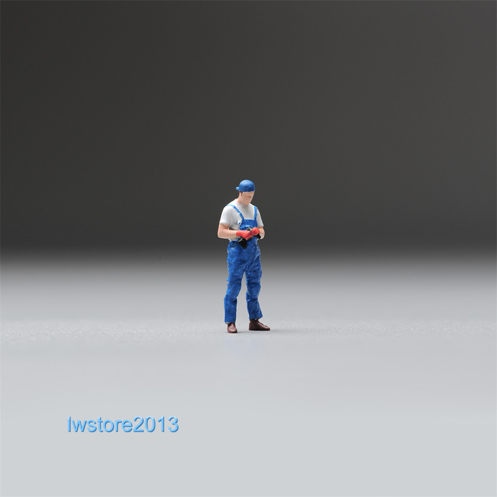 1/87 Car Oiler Man Miniature Scene Props Figures Model For Cars ...