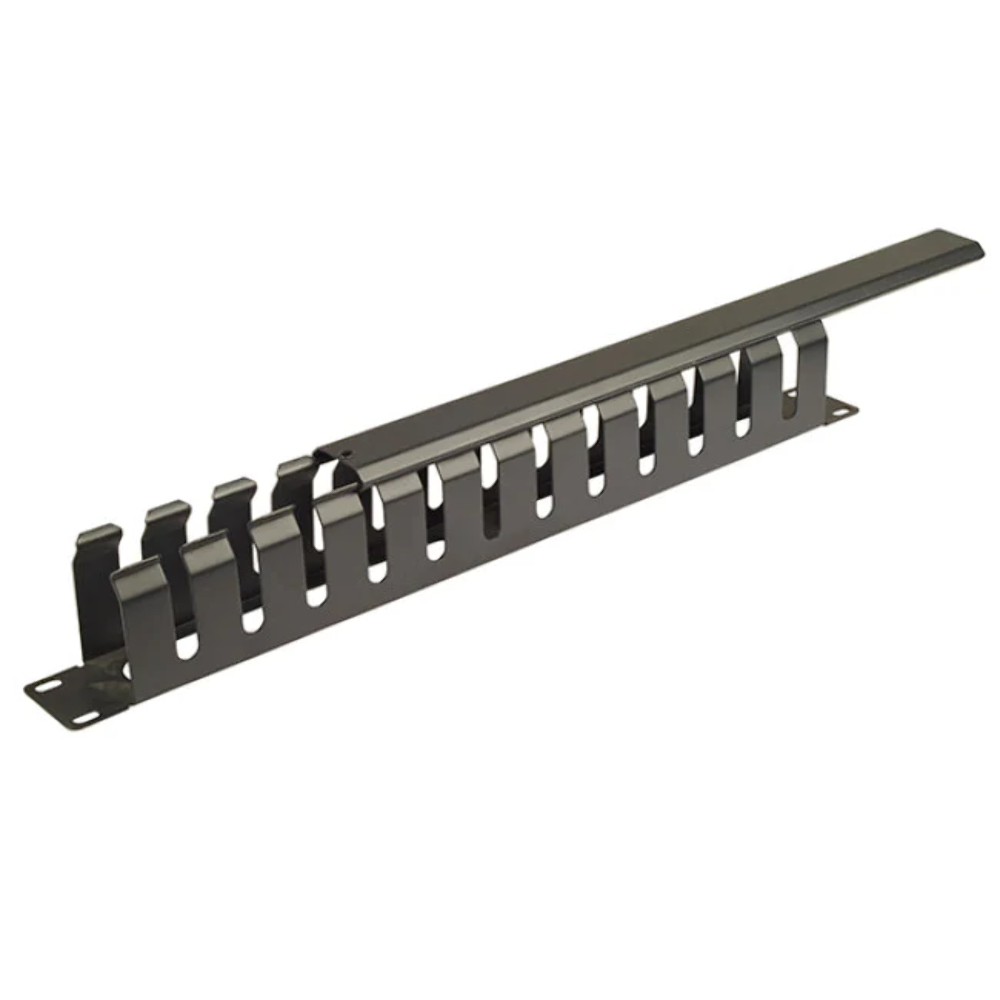 1Ru 19In Metal Cable Management Rail 12 Slot | eBay Australia