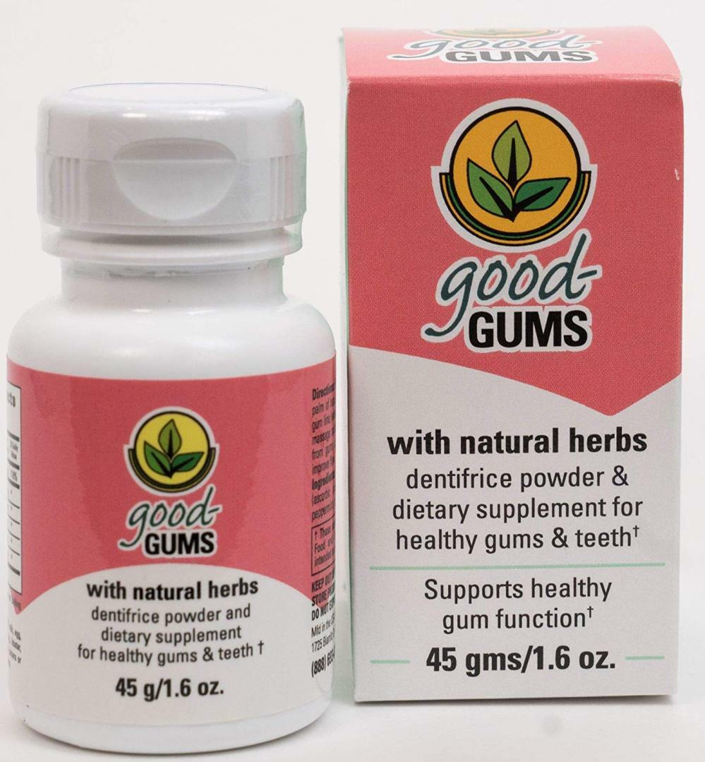 Good Gums Natural Dentifrice Powder & Dietary Supplement for 45 Grams ...