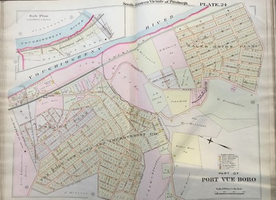 1900 PORT VUE BORO PITTSBURGH PENNSYLVANIA LYNCH STATION G.M. HOPKINS ...