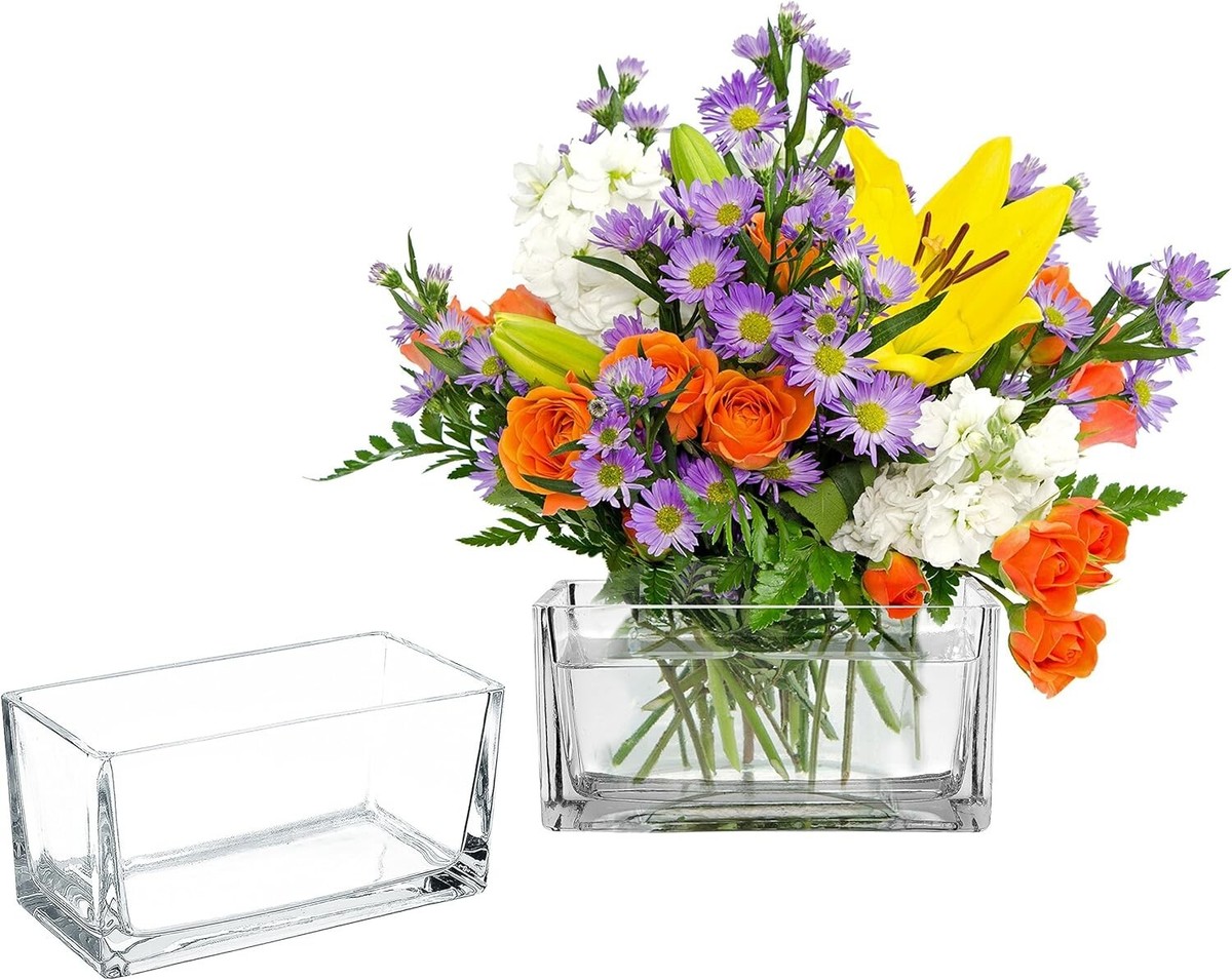 Rectangle Vases Wedding