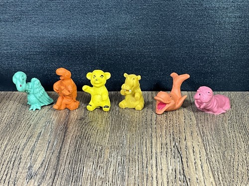 Vintage ~ Lot of 6 ~ Diener Ind. ~ Itty Bittys Charm Animals ~1960's ...