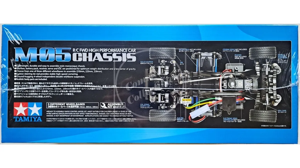 Tamiya 1/10 NSU TT Jägermeister Kit M-05 Chassis FWD w/ Motor & ESC ...