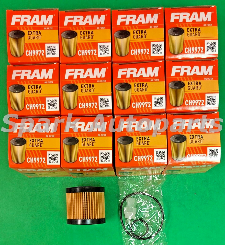 New Case of 12 Engine Oil Filter-Extra Guard FRAM CH9972 For TOYOTA ...