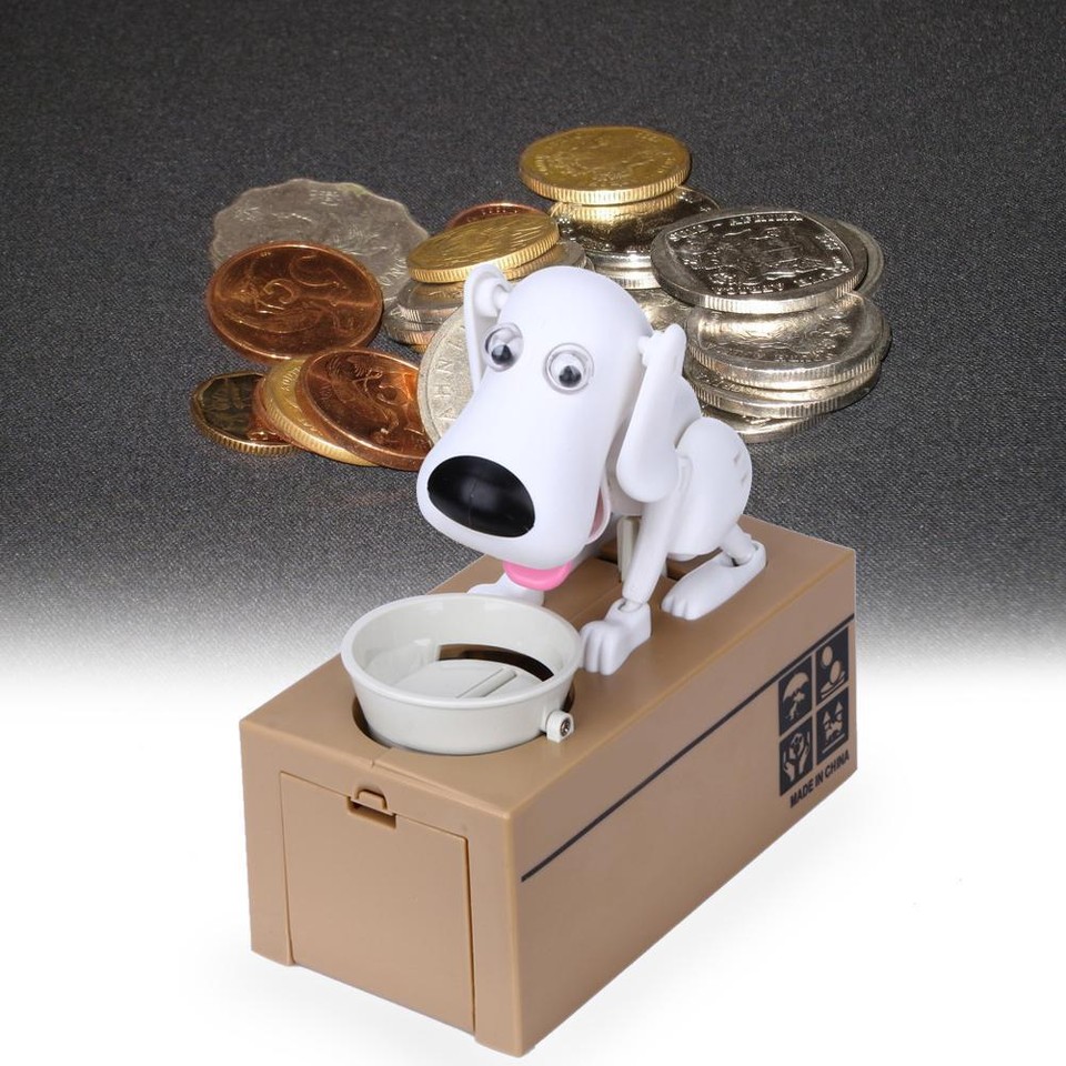 Automated Dog Cute Moneybox Lovely Robotic Dog Money Box for Kids ...
