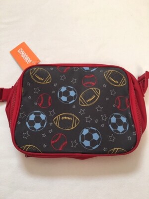 NWT Gymboree Boys Red Brown Sport Football Soccer Baseball School ...