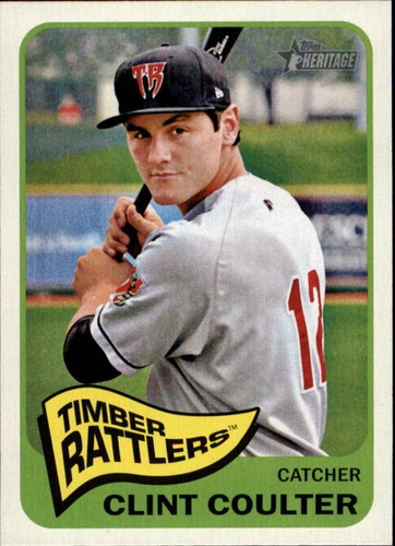 2014 Topps Heritage Minors #83 Clint Coulter | eBay