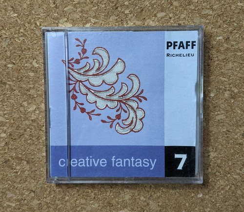Pfaff Embroidery Machine Creative Fantasy Card #7 for 7560,7570,2140 ...
