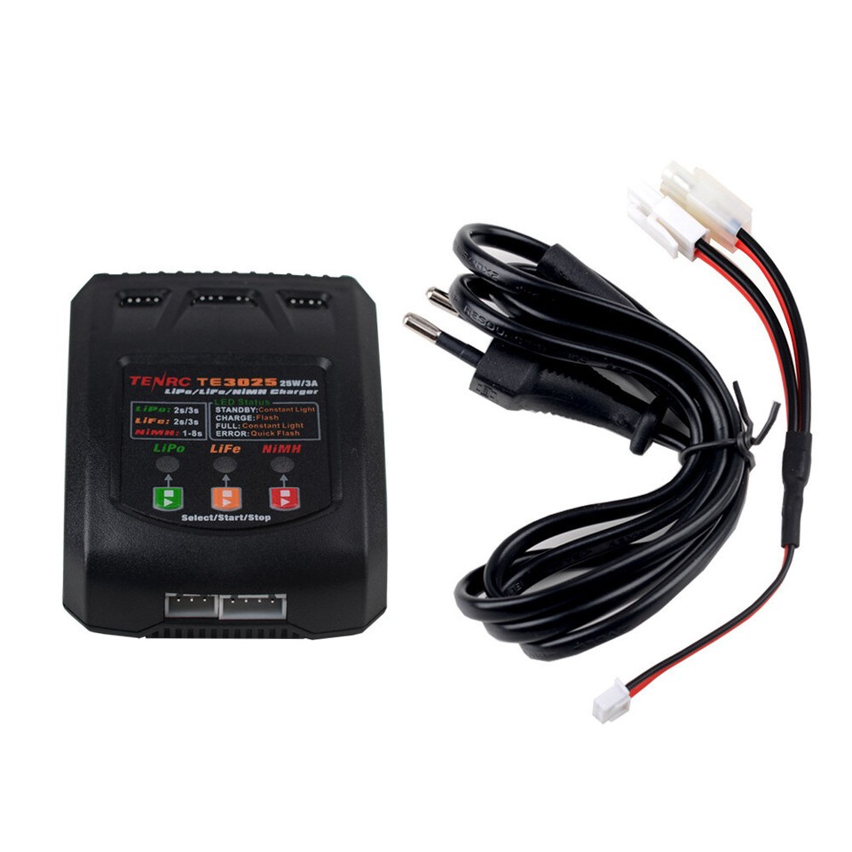 A3PRO FAST RC CAR BATTERY CHARGER NiMH LiPO TAMIYA + MINI TAMIYA Plug ...